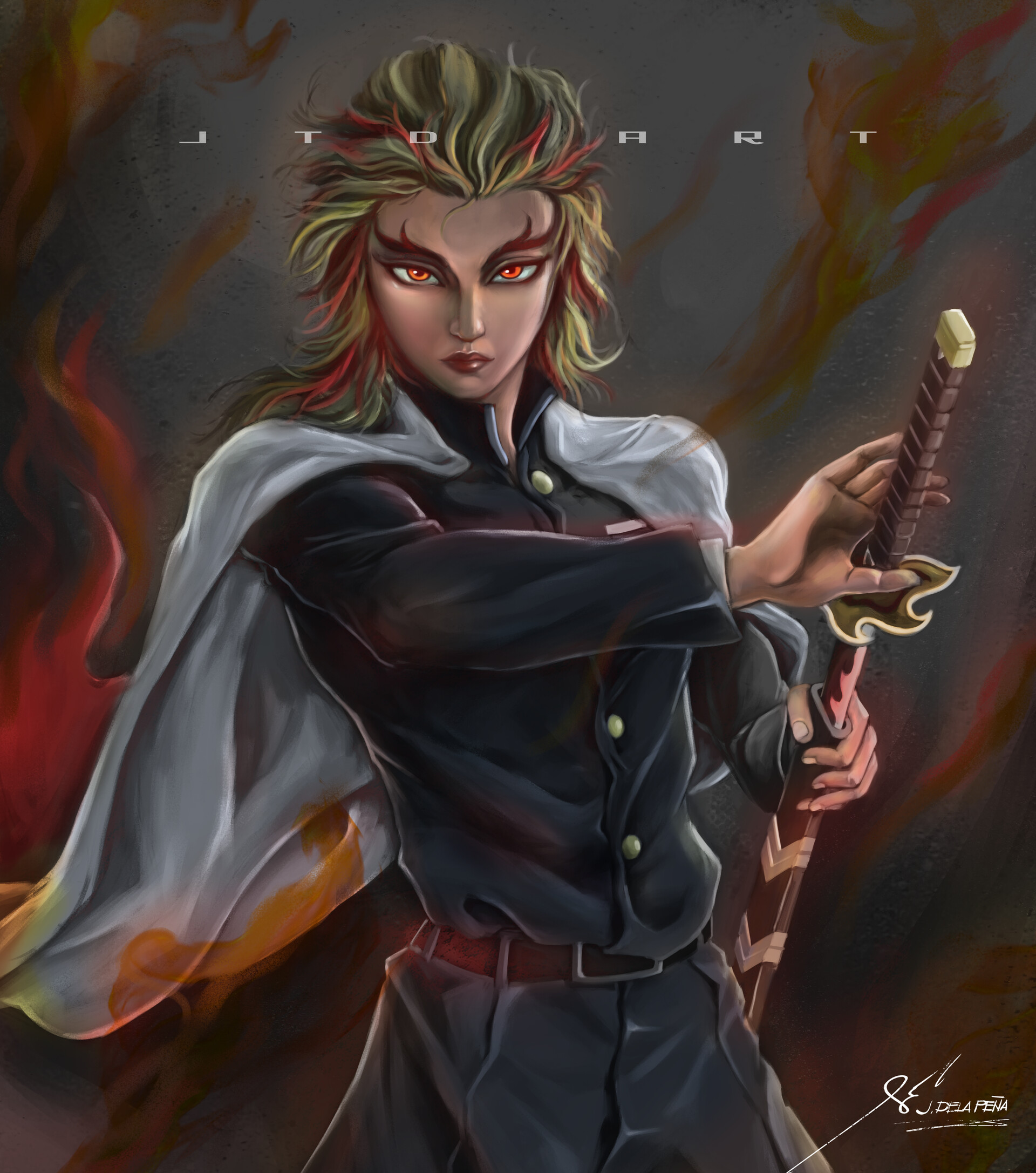 ArtStation - Flame Hashira