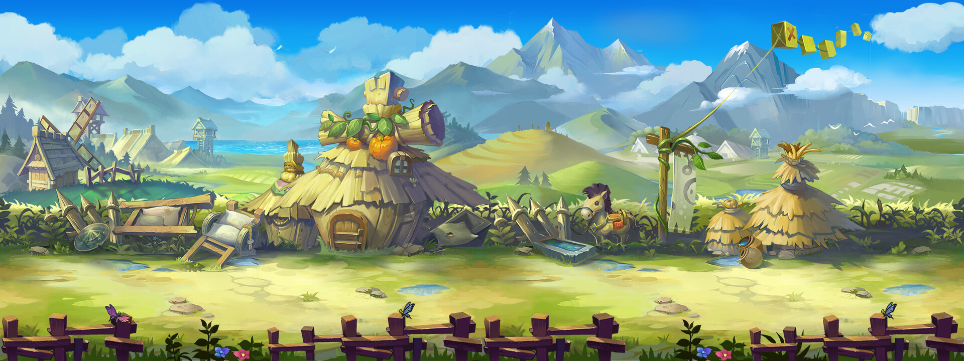 Yaning Li - 横版游戏背景图