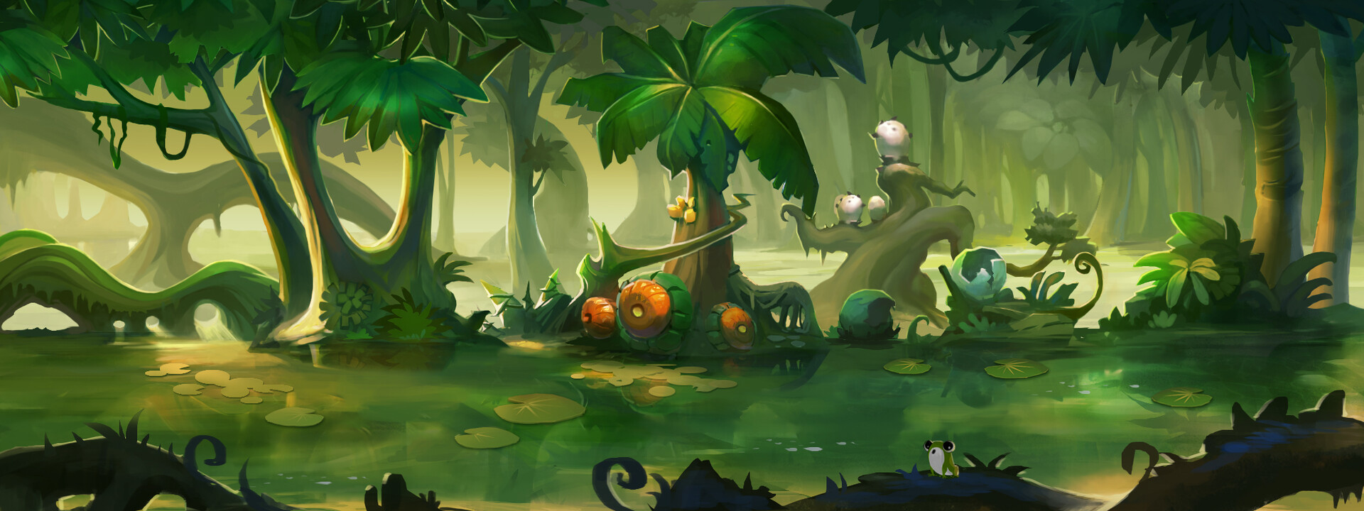 Yaning Li - 横版游戏背景图