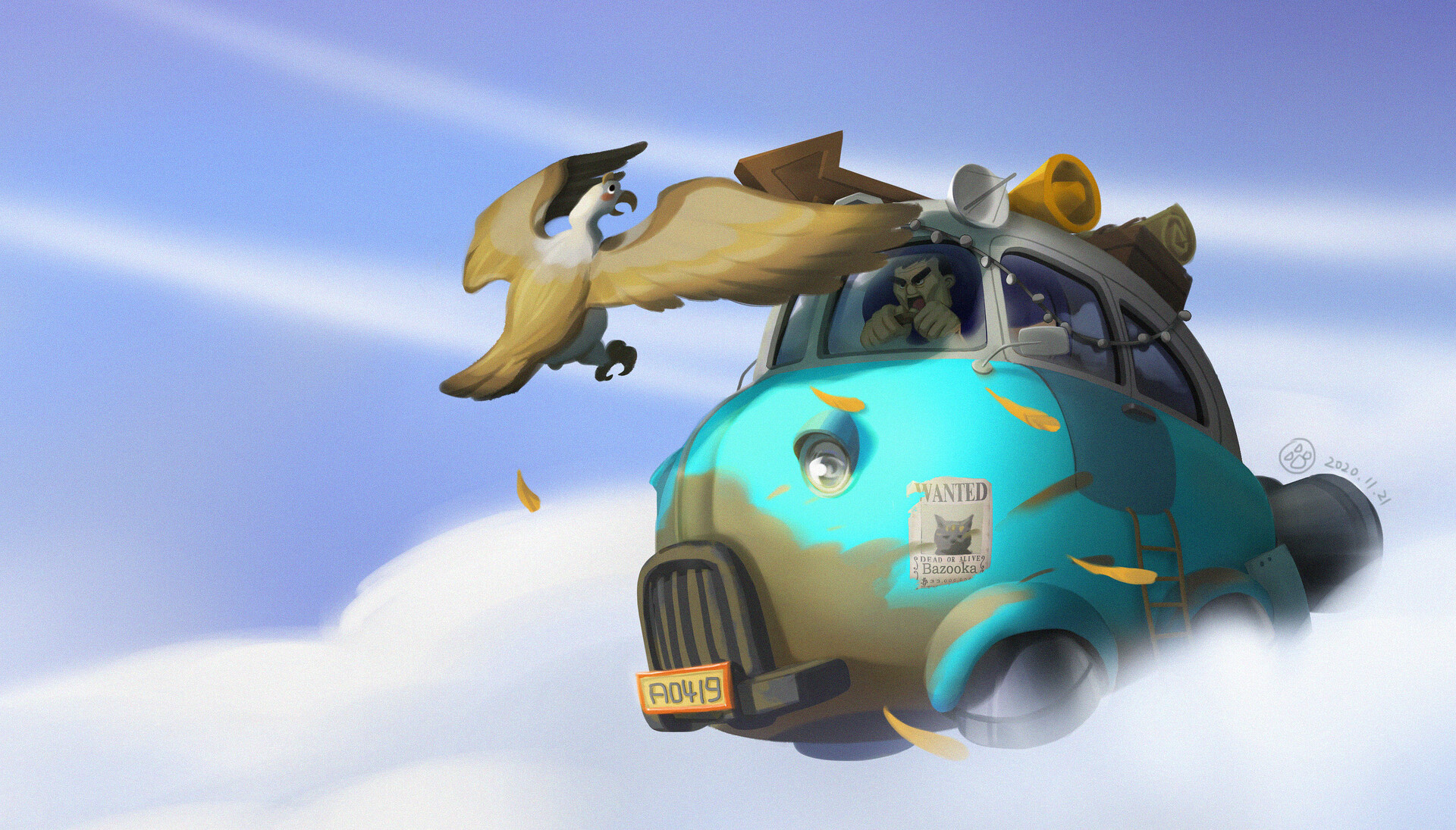 ArtStation - Flying car