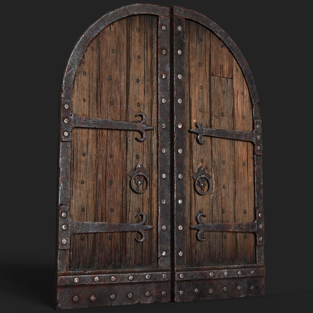 ArtStation - Medieval Door