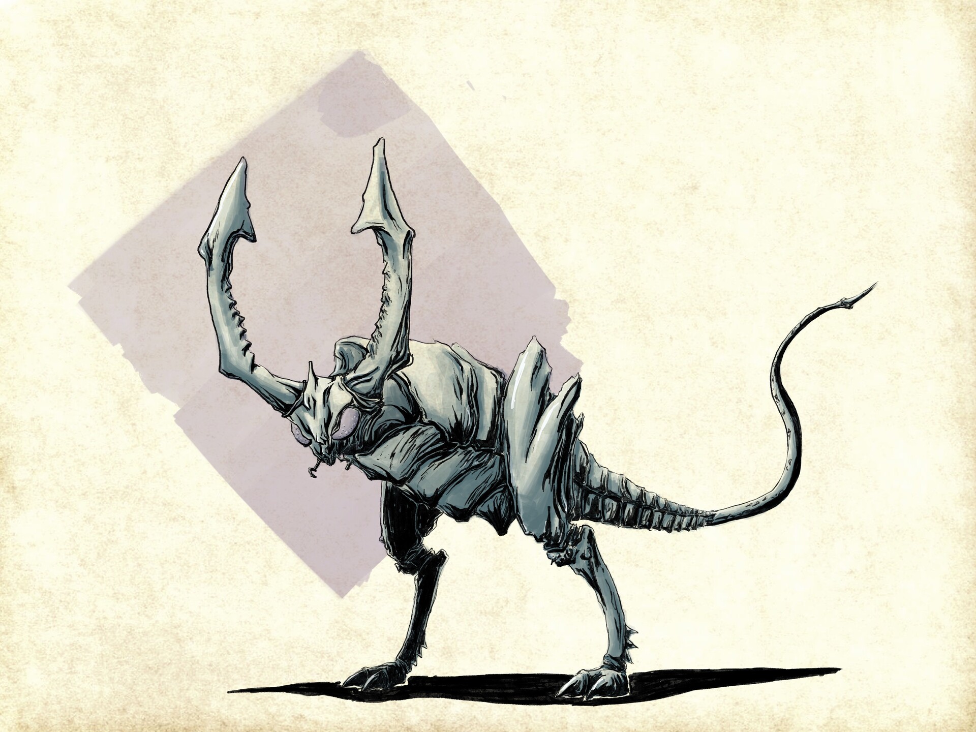 ArtStation - Creature Design #01 - Insect creature