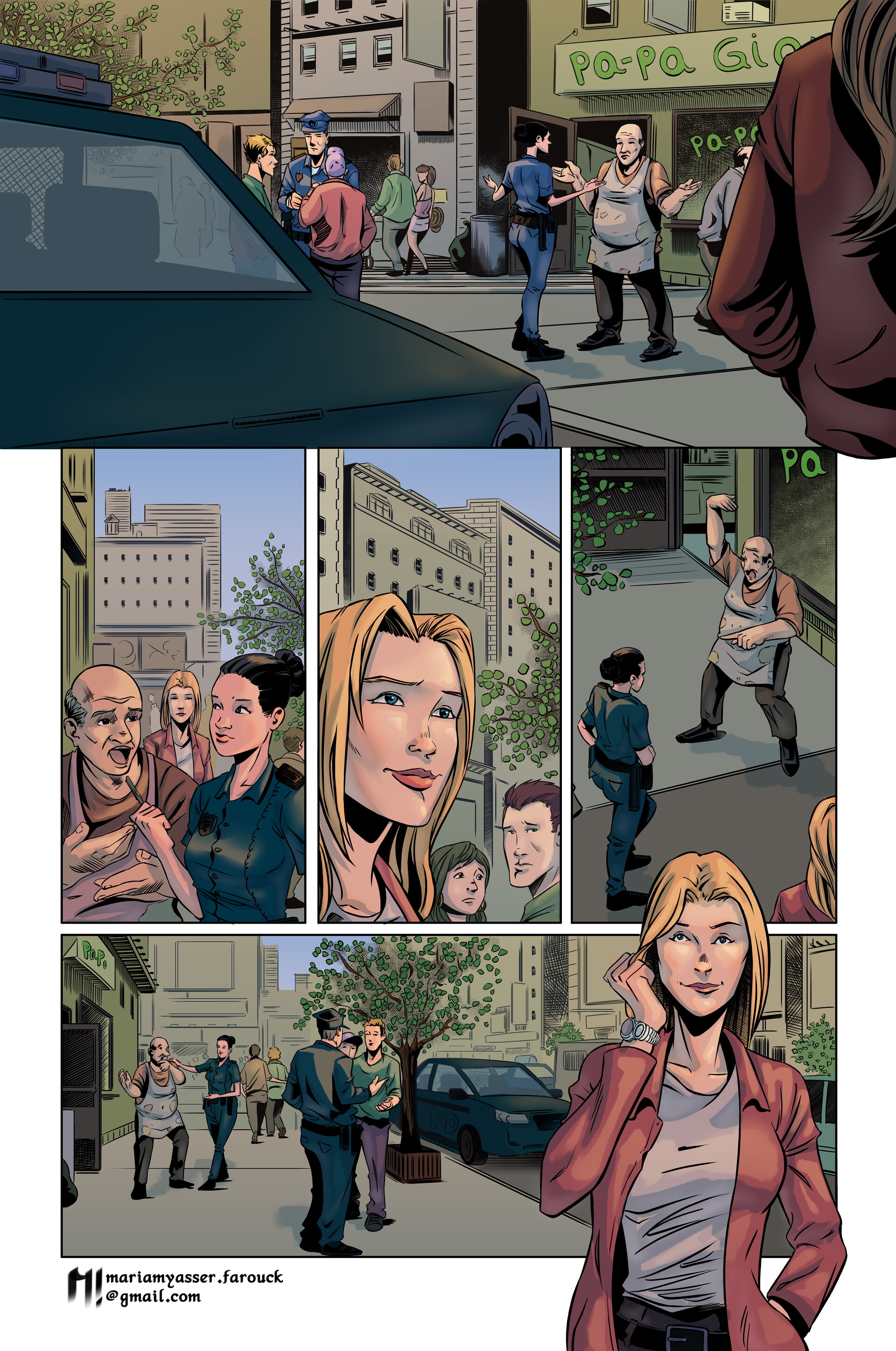 Witchblade Comic Page