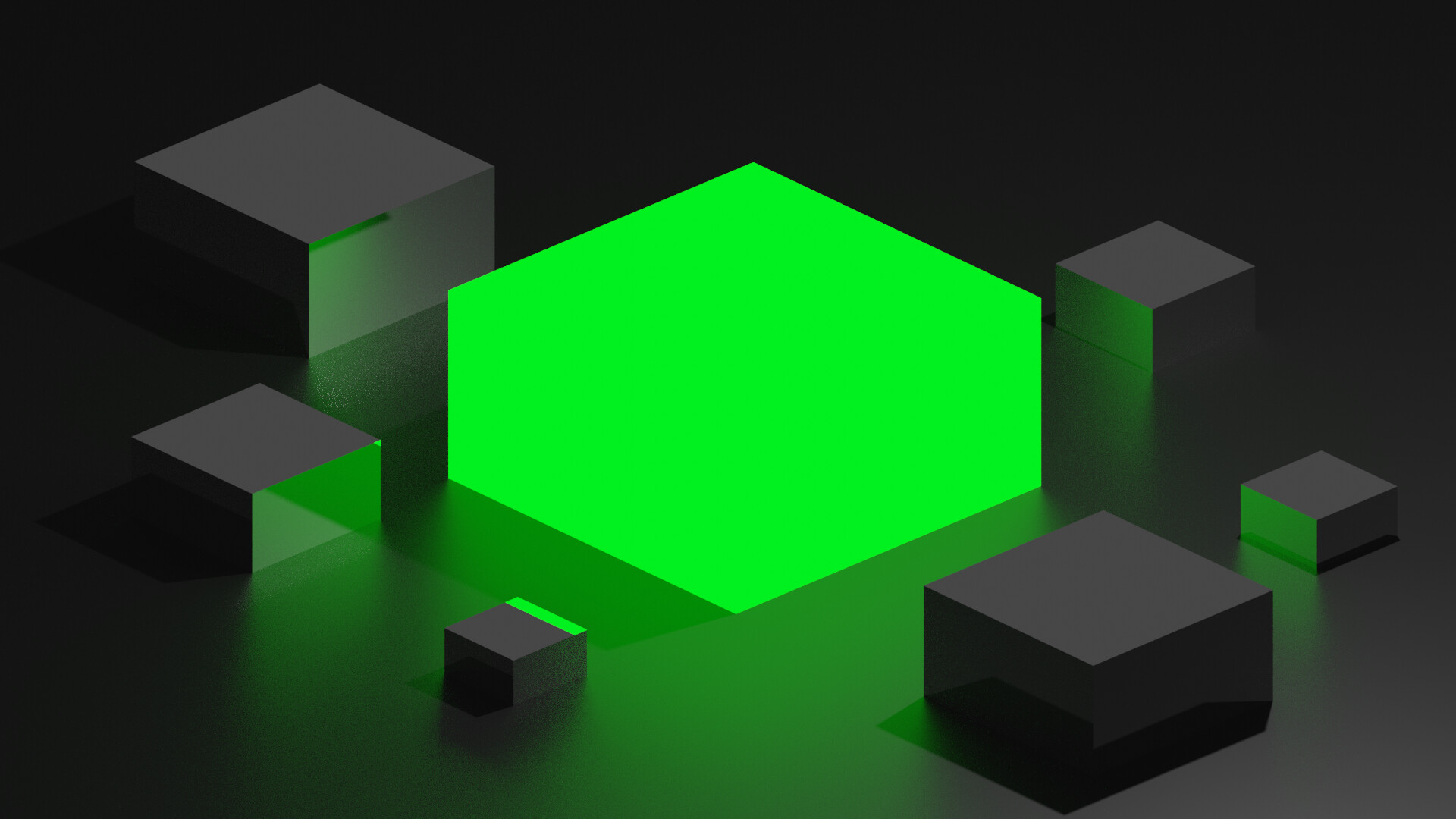 ArtStation - MirrorCubes(GreenVarient)