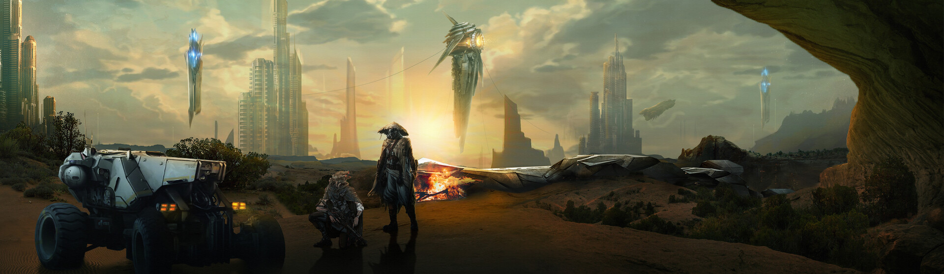 ArtStation - Concept Art "Alien world" | Design in Photoshop