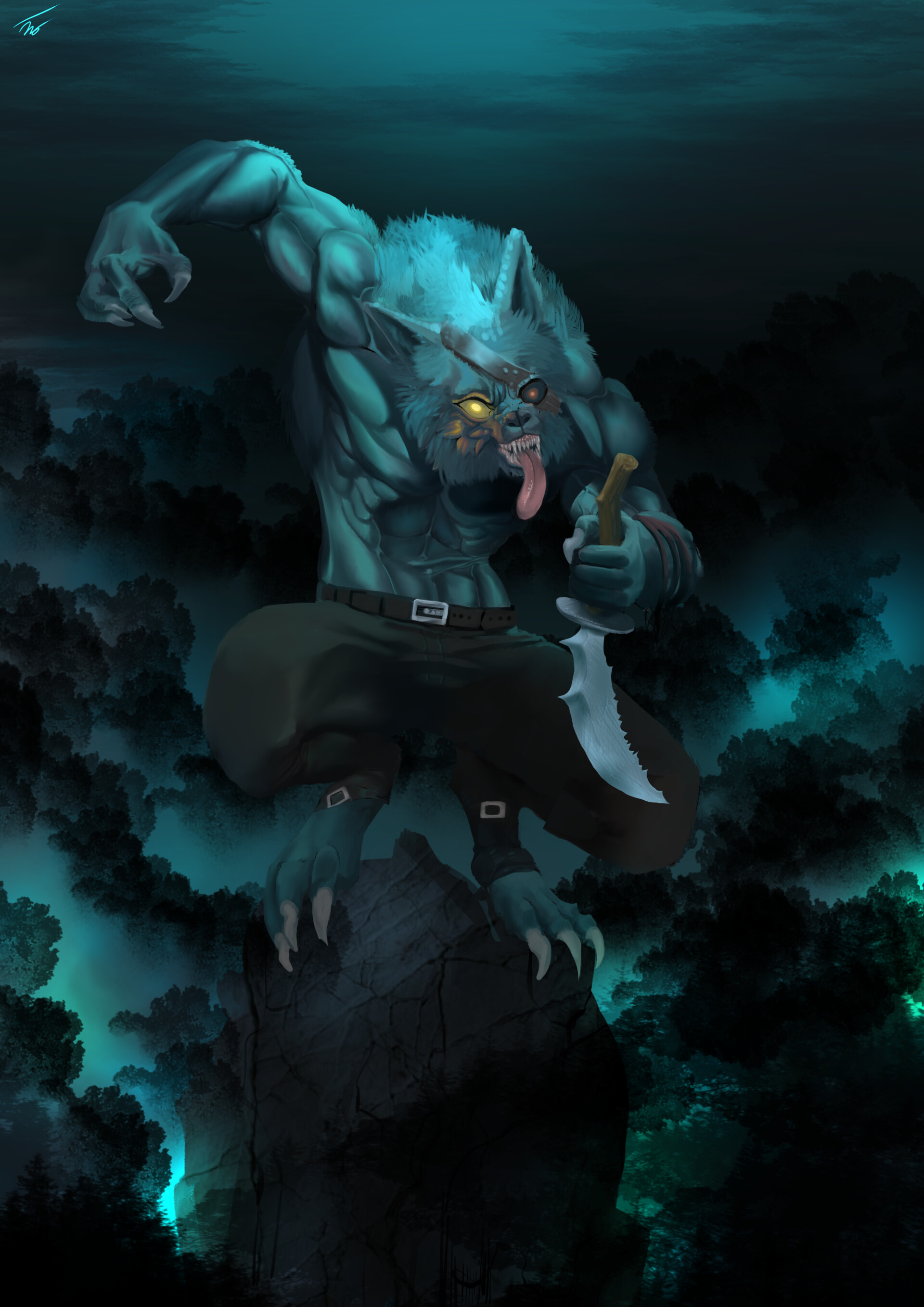 ArtStation - assassin wolf by winitchay