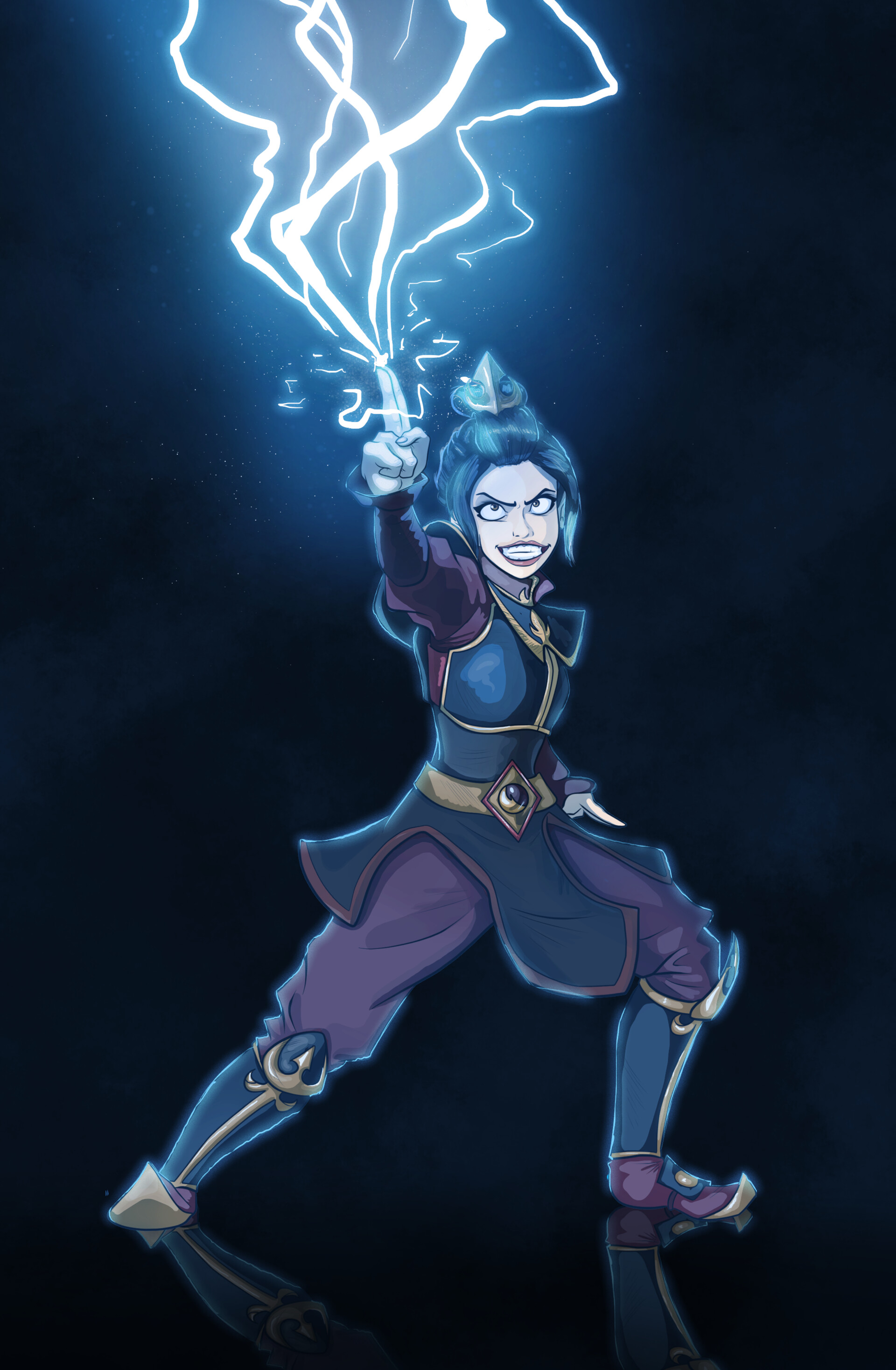 Avatar The Last Airbender Azula Lightning