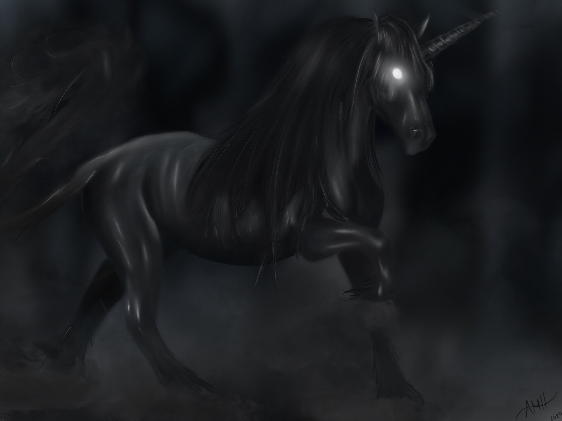 ArtStation - Dark Unicorn