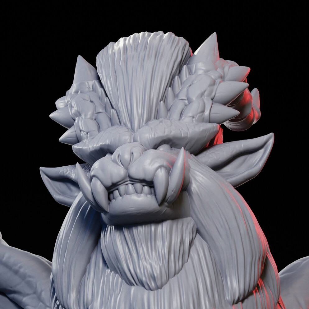 Leandro Hewitt - Teostra - Monster Hunter - Sculpt