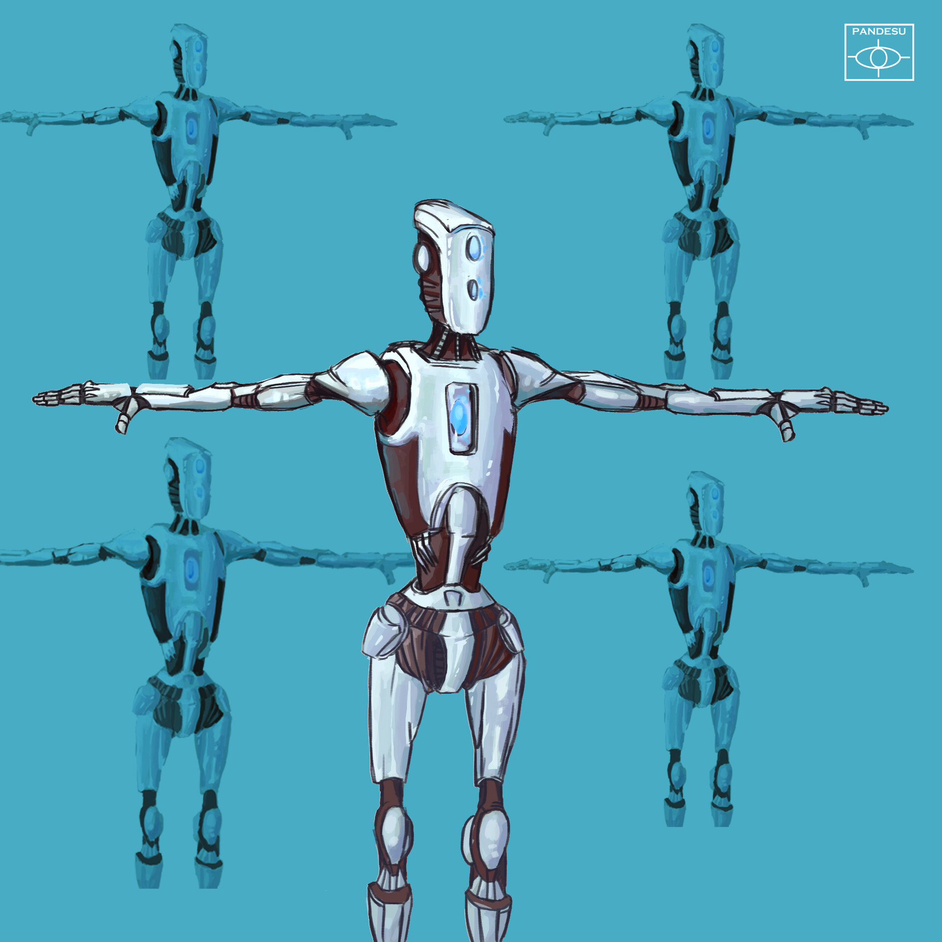 ArtStation - Valorant Skin Inspired Robot