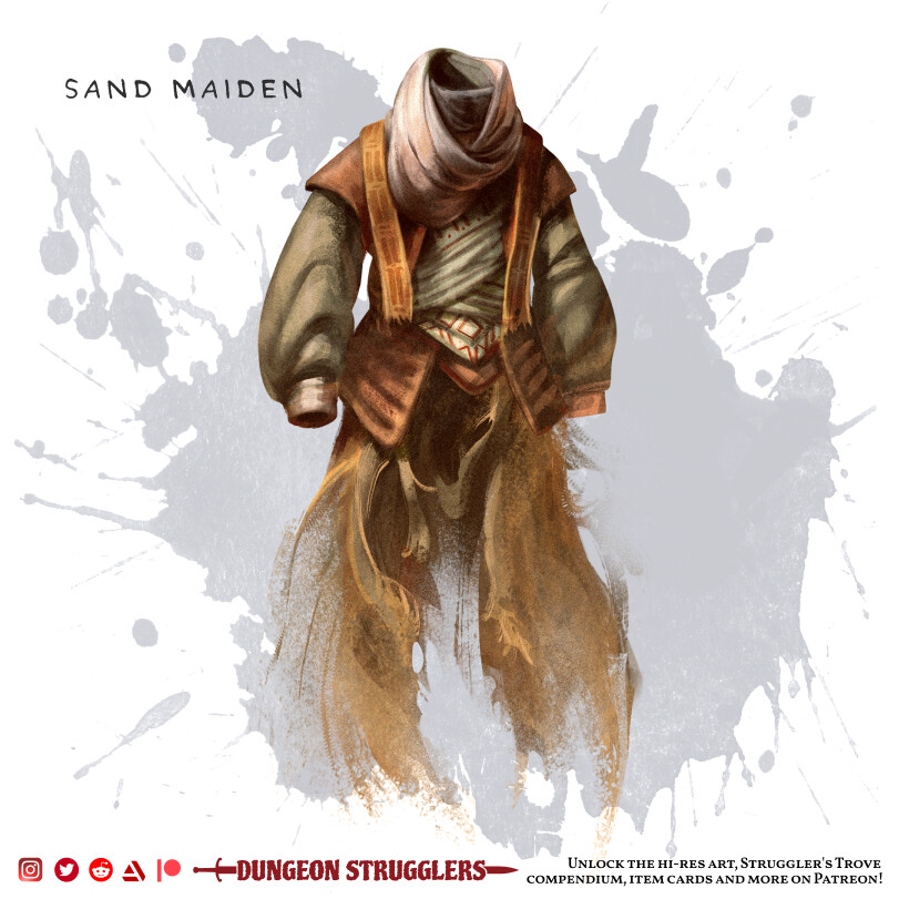 Dungeon Strugglers - Sand Maiden