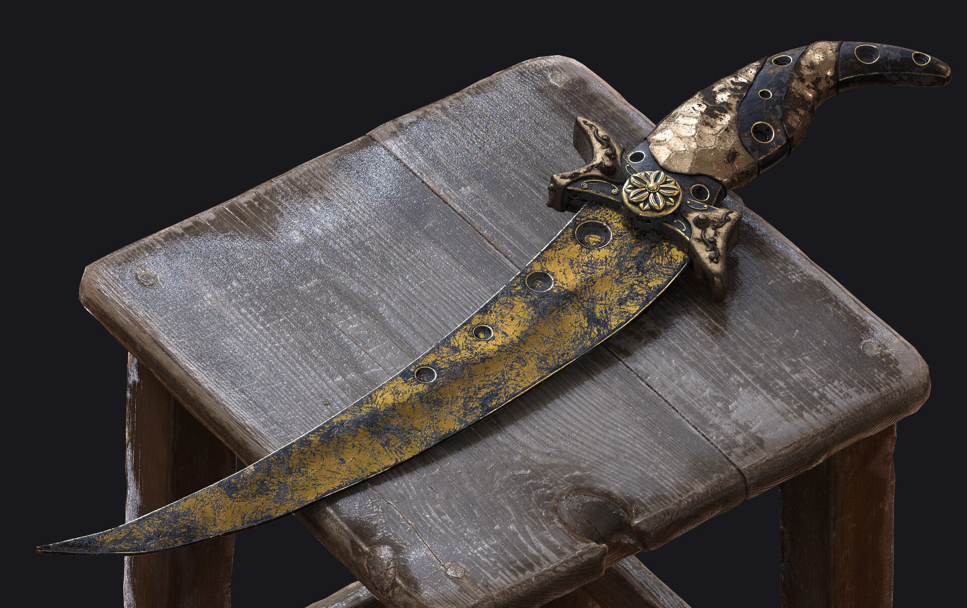 ArtStation - Fantasy Dagger