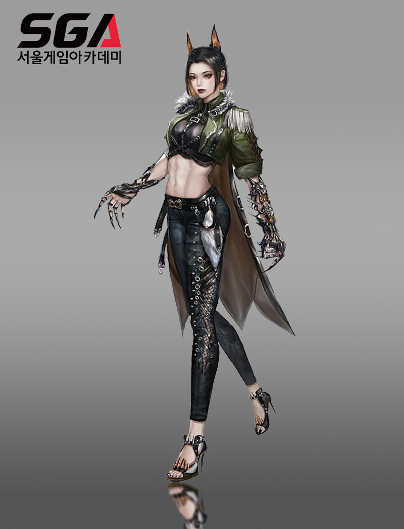 ArtStation - SGA_캐릭터 일러스트 학생작품