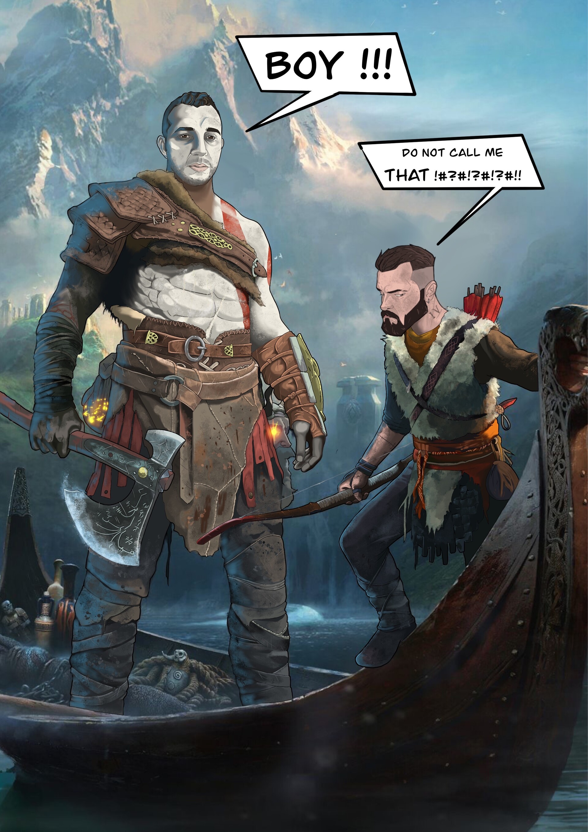 ArtStation - God of War - Fan Art