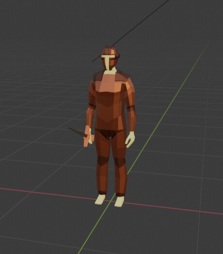 ArtStation - Low poly guy