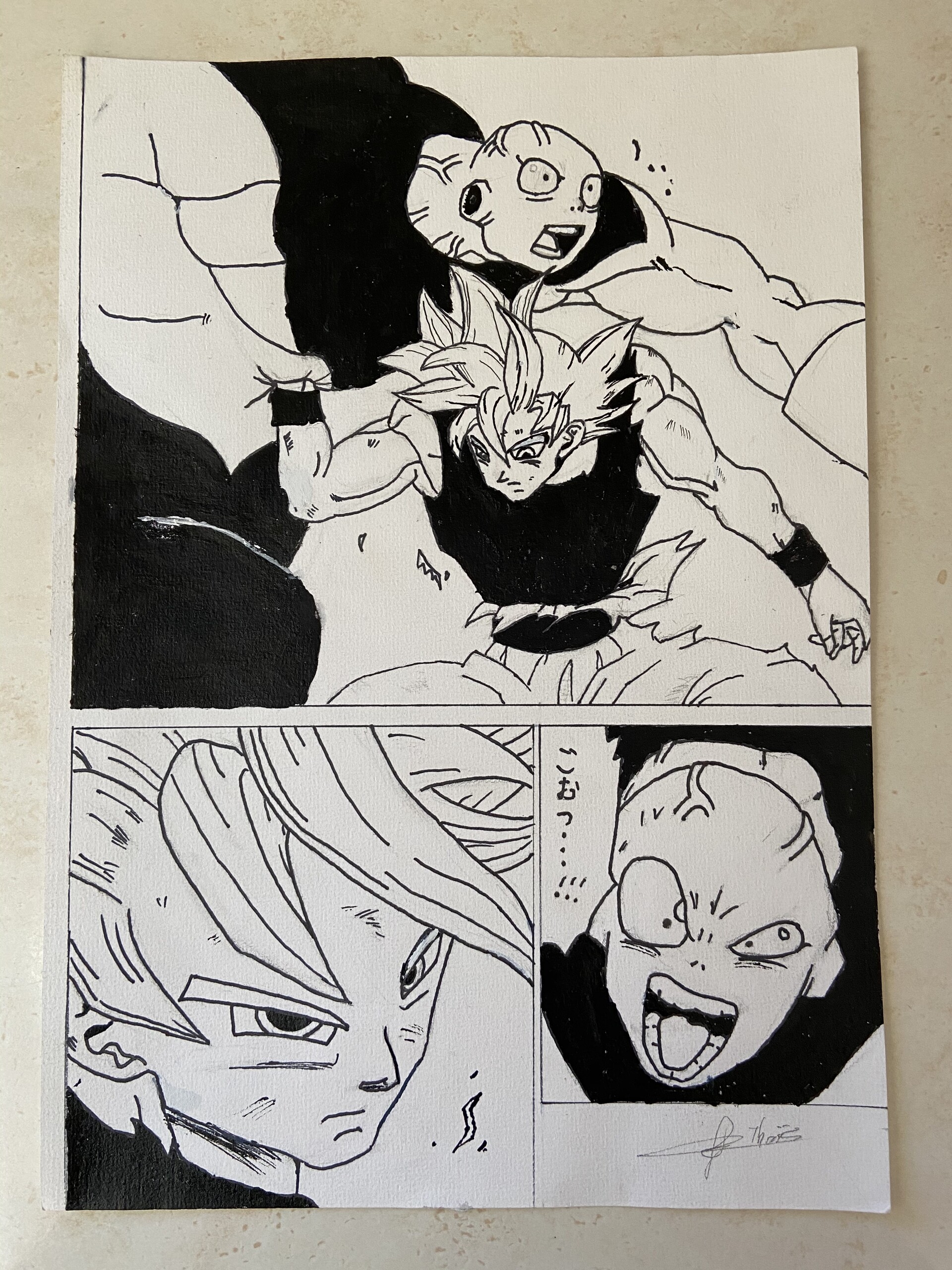 ArtStation - Goku UI vs Jiren