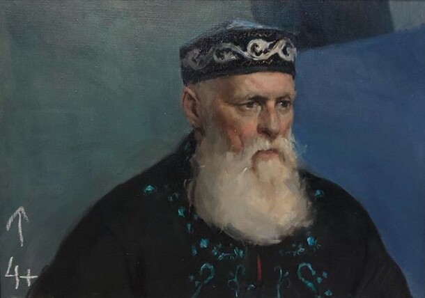 ArtStation - Portrait of a man in a hat