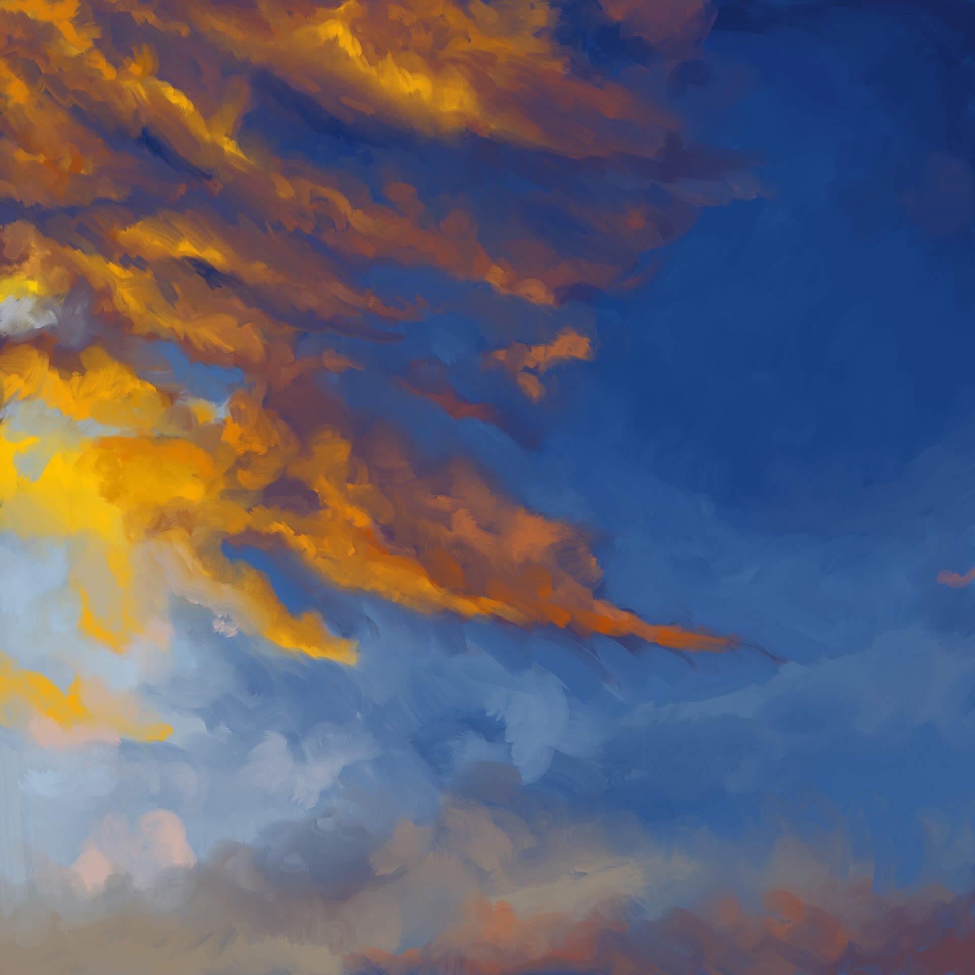 ArtStation - clouds painting #2