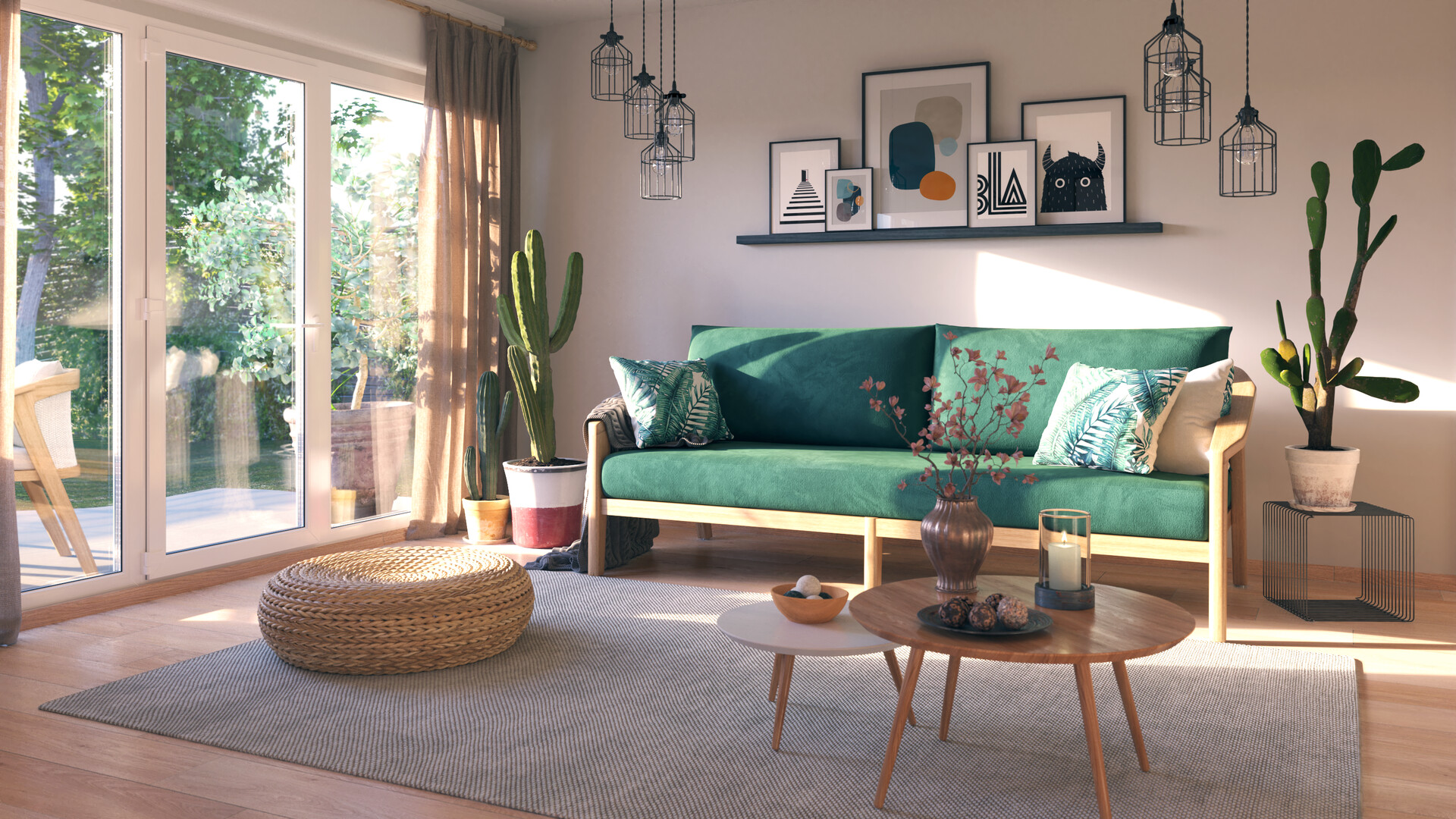 ArtStation - Sunny interior