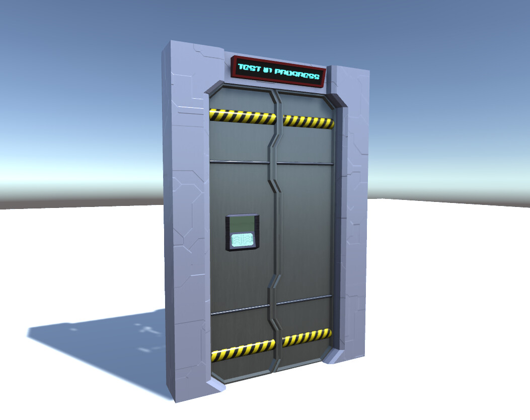 ArtStation - Futuristic Door