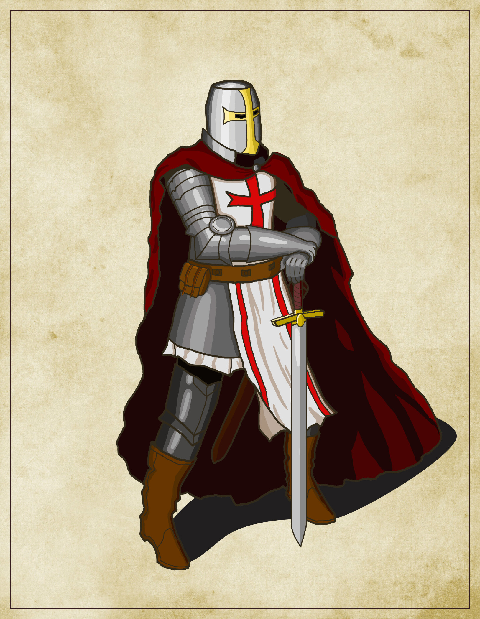 ArtStation - Crusader Knight