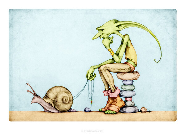 Takács Zoltán - TZoli - The Goblin and his Pet Snail