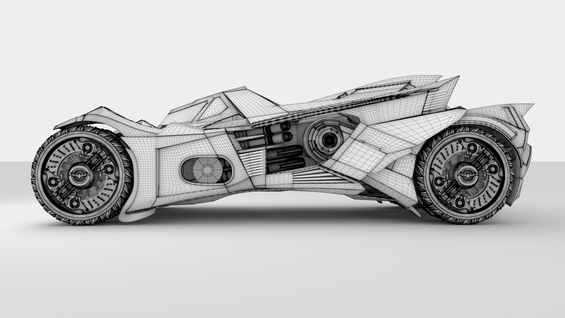 how to draw the batmobile from batman arkham knight