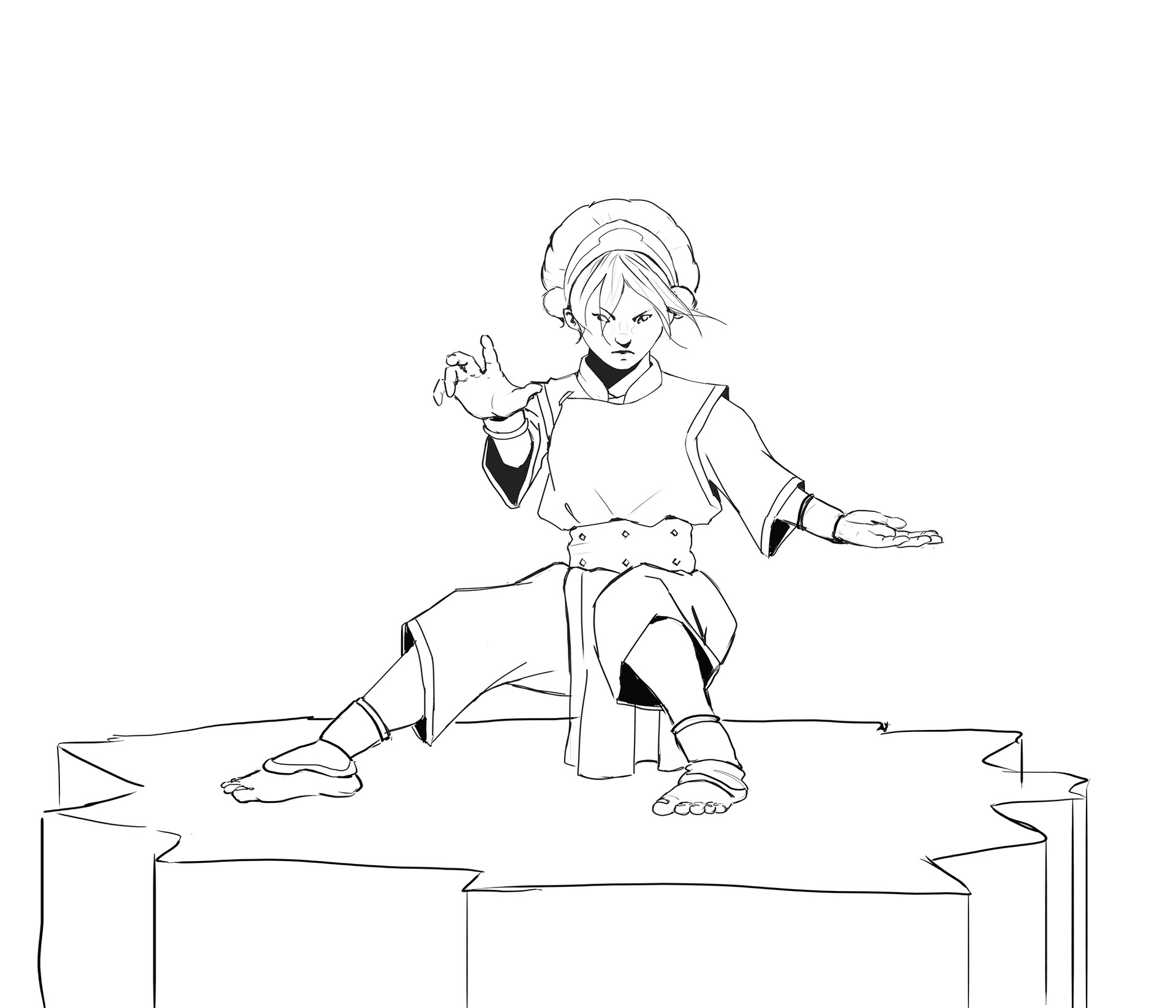 toph coloring pages