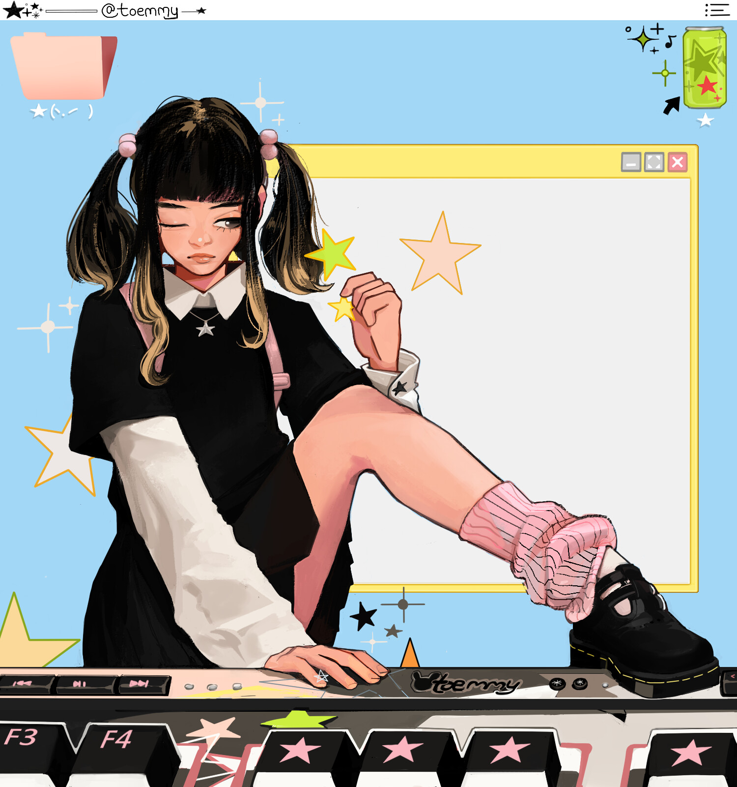 ArtStation - cyber star catcher