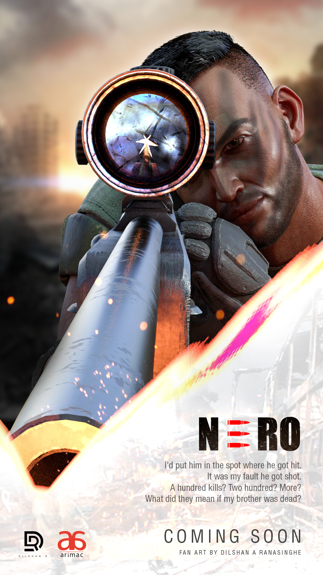 Dilshan R - Nero the Sniper - Concept Art