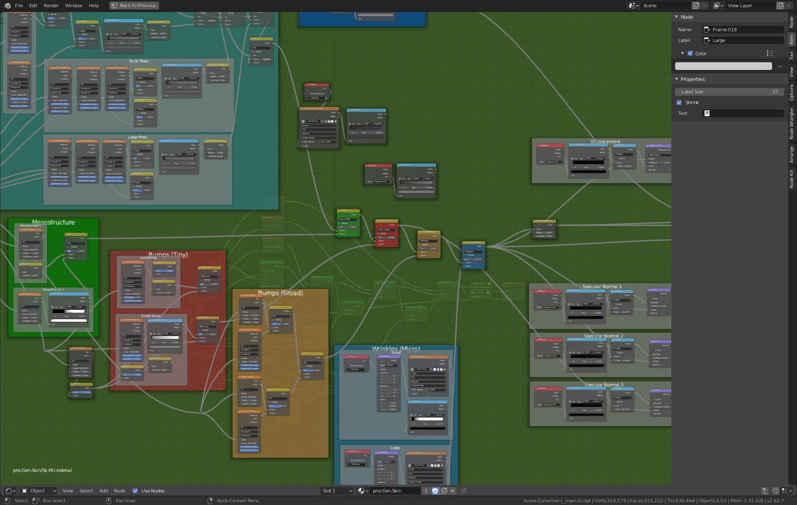 Peter Men - Human Realism Study - Semi Procedural Skin