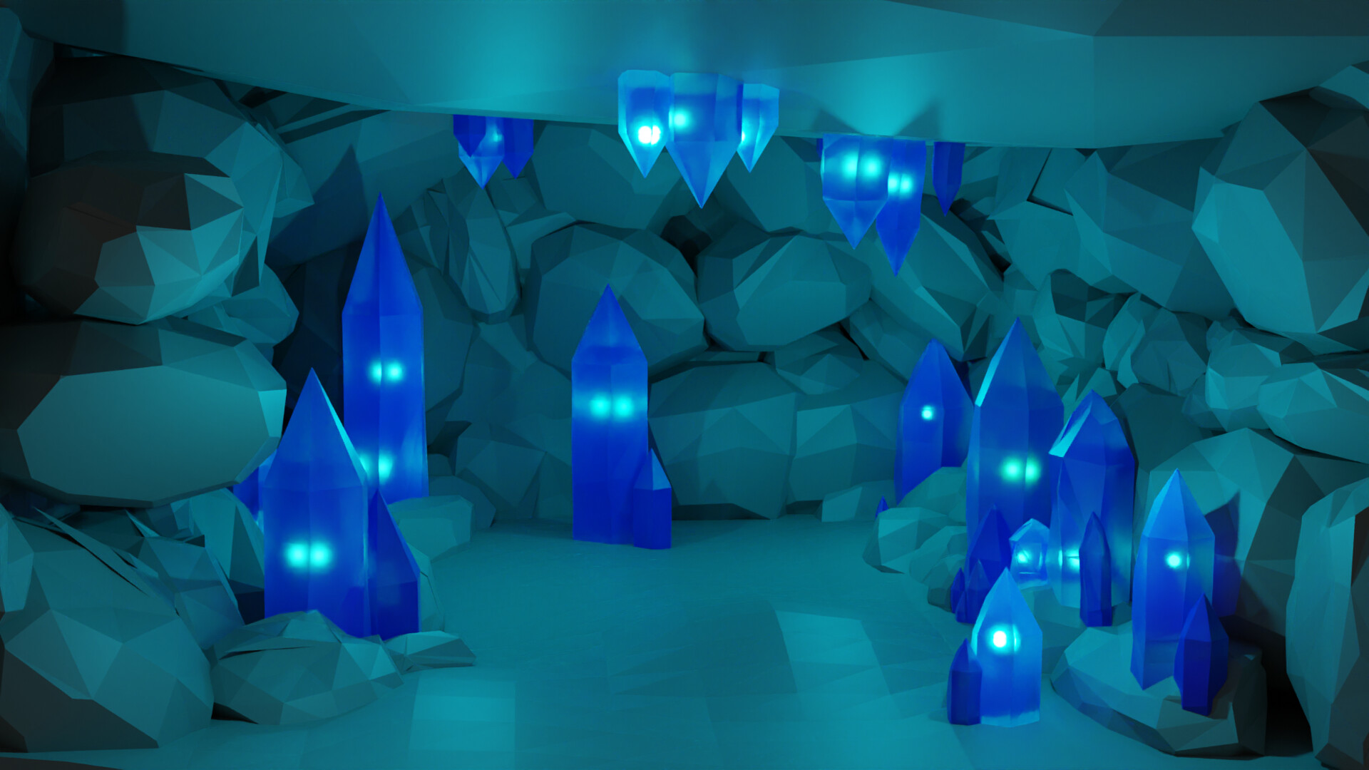 ArtStation - Crystal cave
