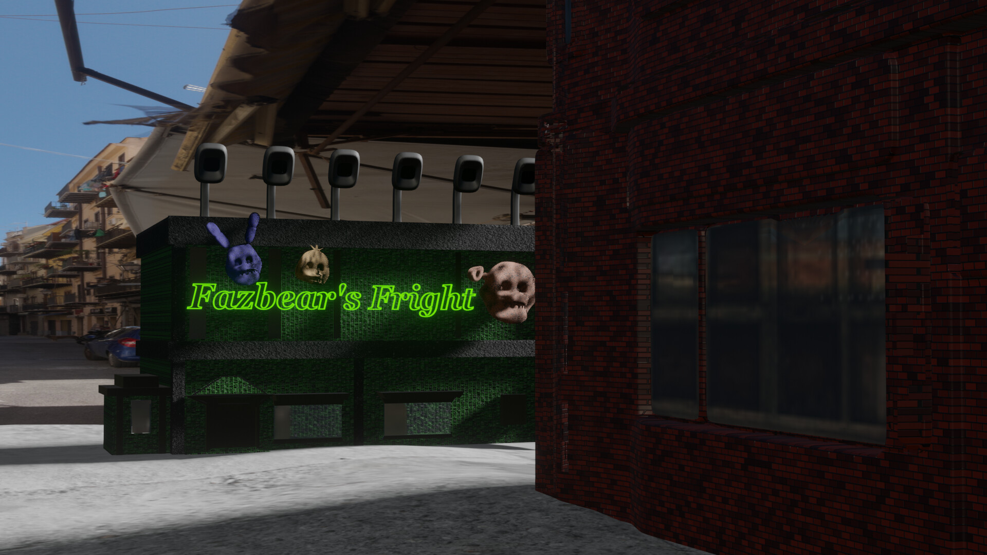 ArtStation - Fazbear's Fright Low Poly Concept (Outside)