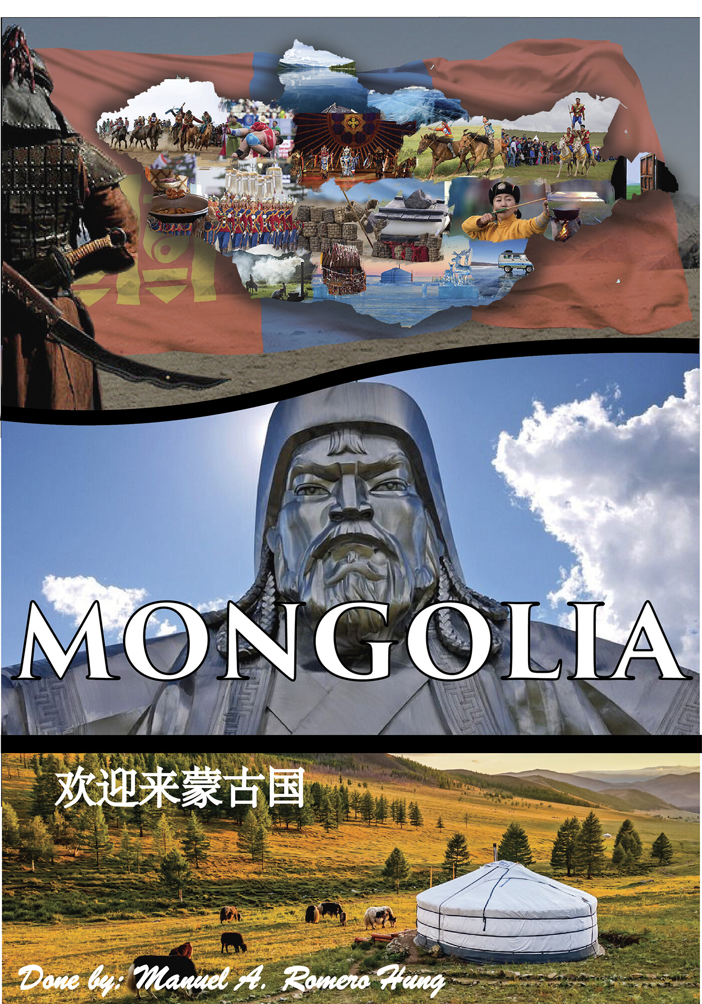ArtStation - Mongolia Posters [Posters for International Cultural Event]