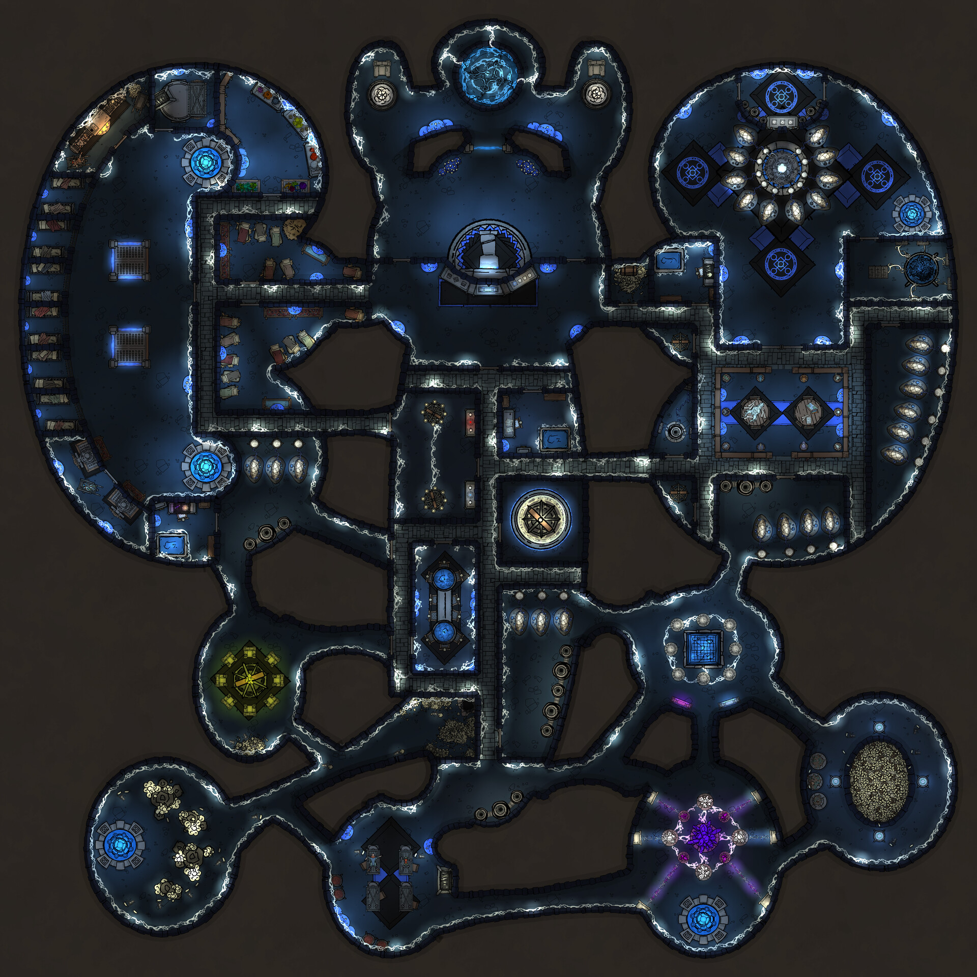 Morvold Press - Lair of the Mind Flayer [Flair?] - [45 x 45 ...