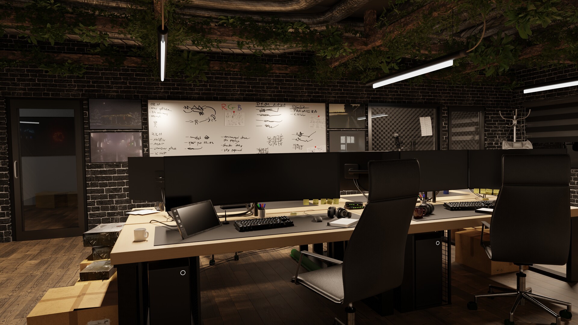 ArtStation - Archviz of Animation Production Studio