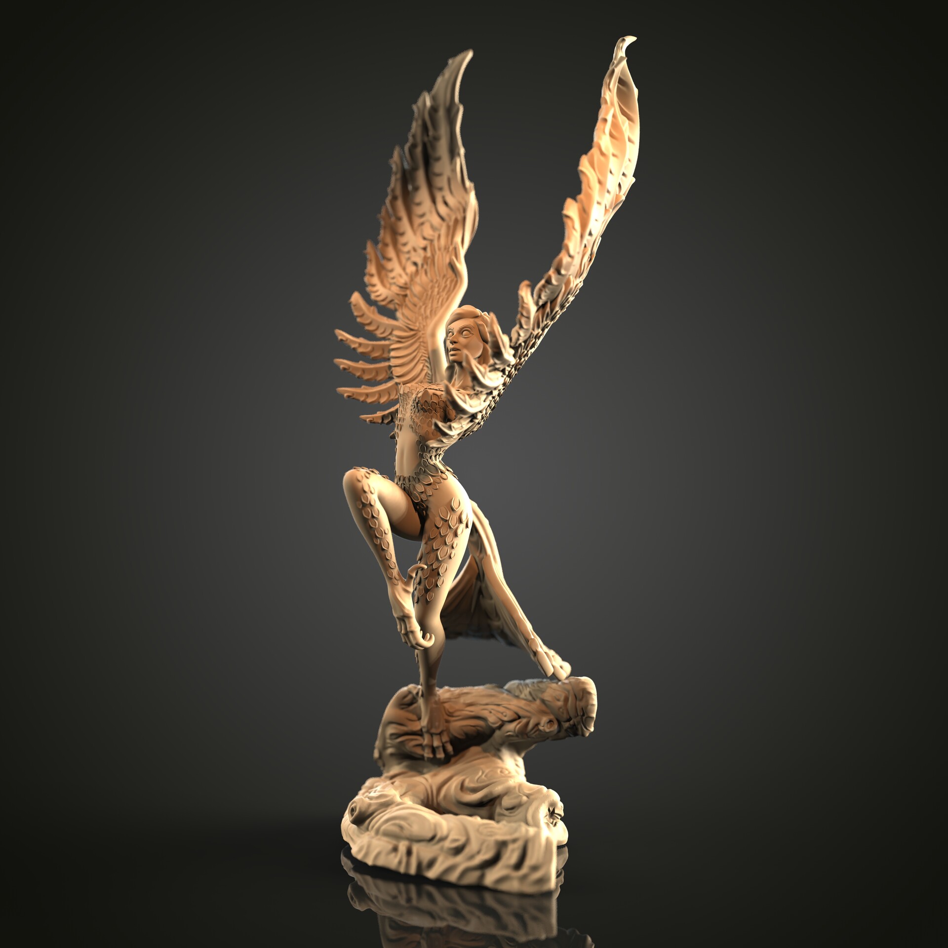 ArtStation - Harpy - sculpt