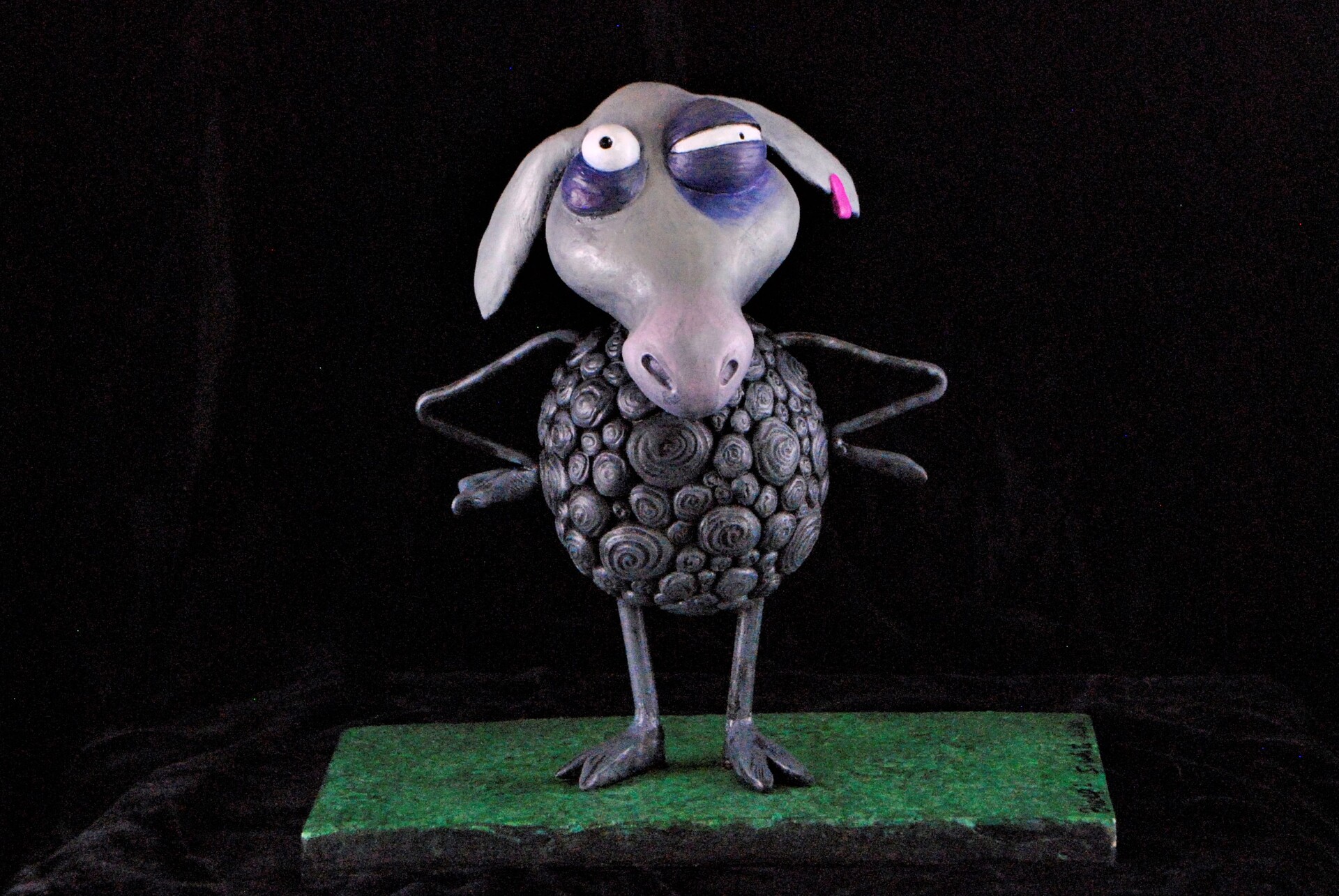 ArtStation - Bleep (the Agitated Sheep), Polymer clay