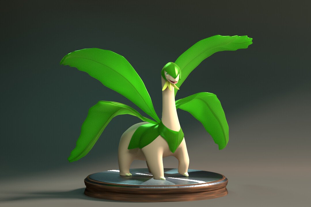ArtStation - Pokemon/ Tropius Model
