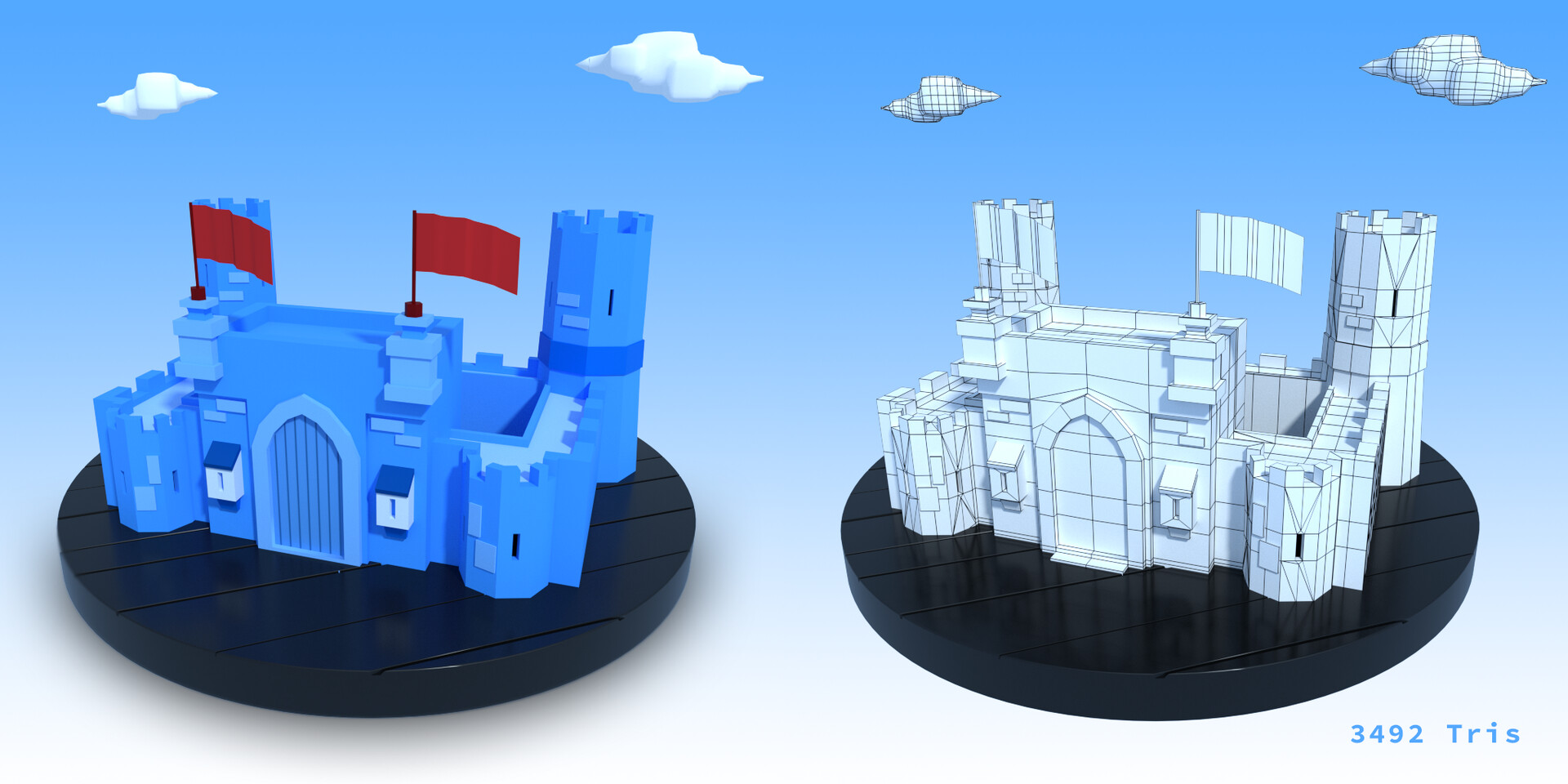 ArtStation - Low poly Game props