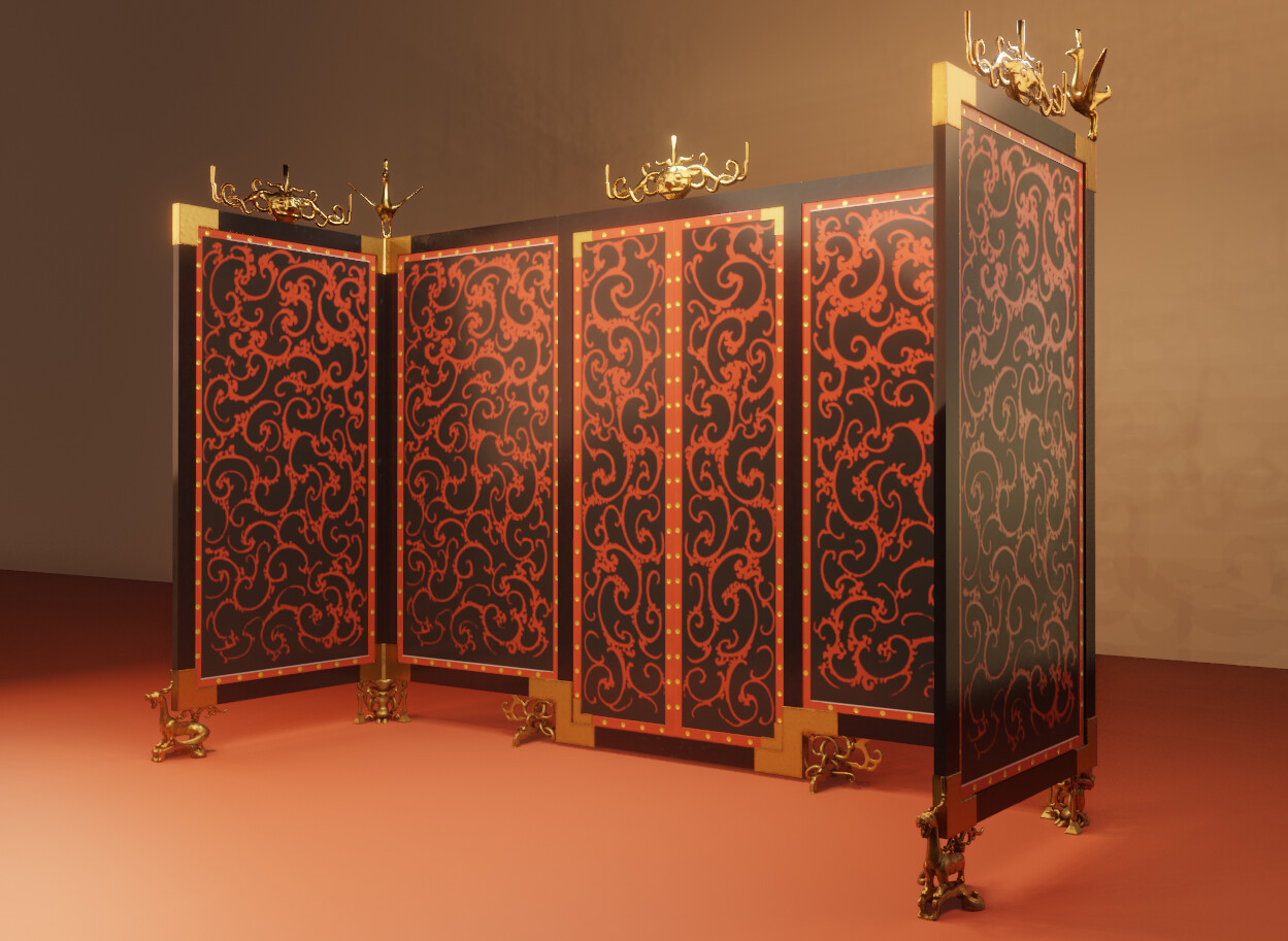 ArtStation - Han Dynasty Screen