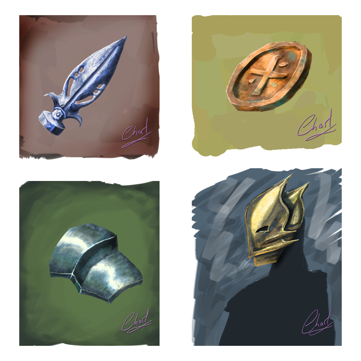 ArtStation - Study of Metals - 13 Nov 2020