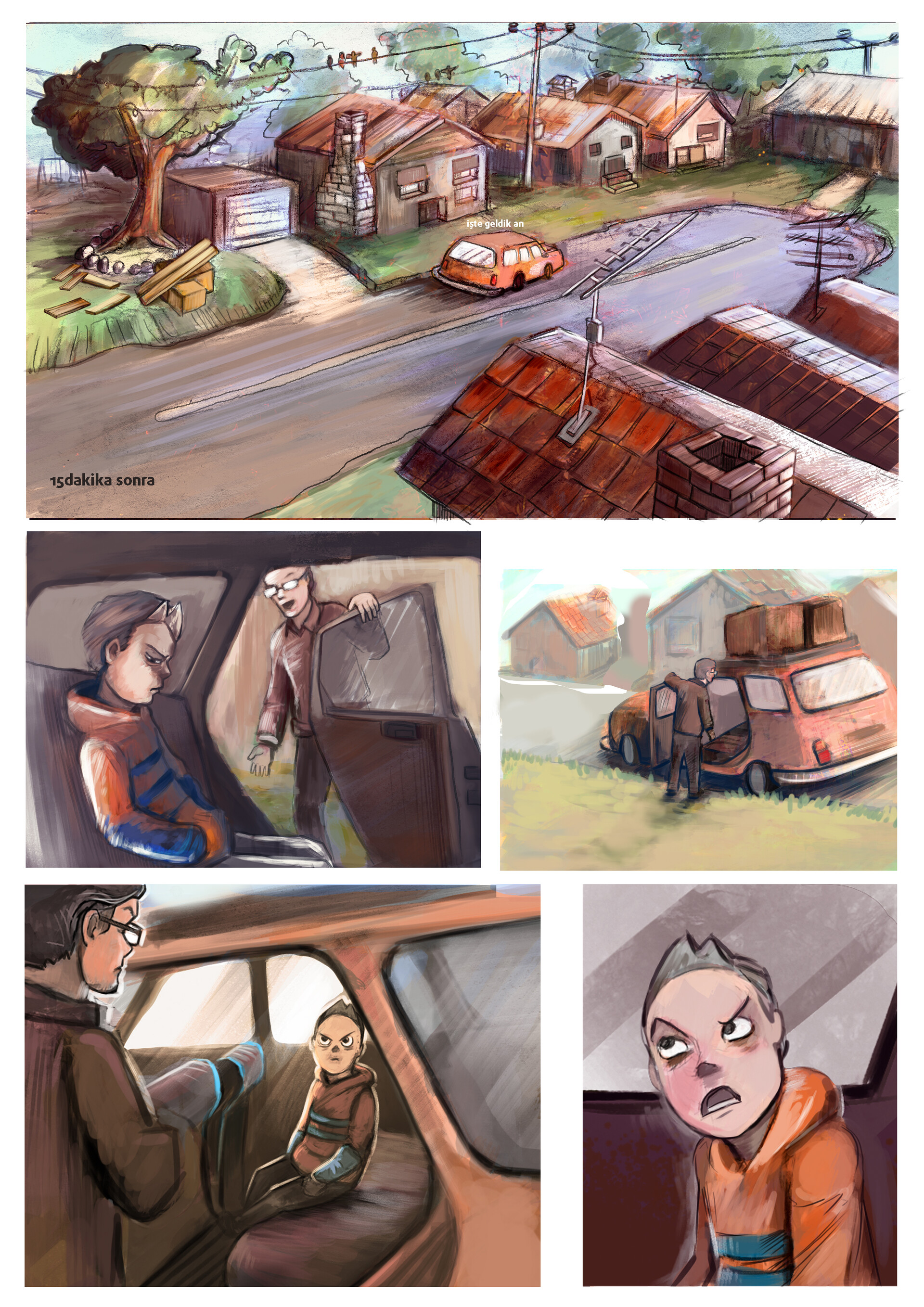 ArtStation - comic sketch