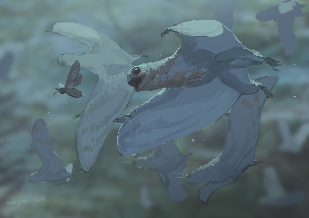 ArtStation - 黄昏翼龙 | Vesperopterylus