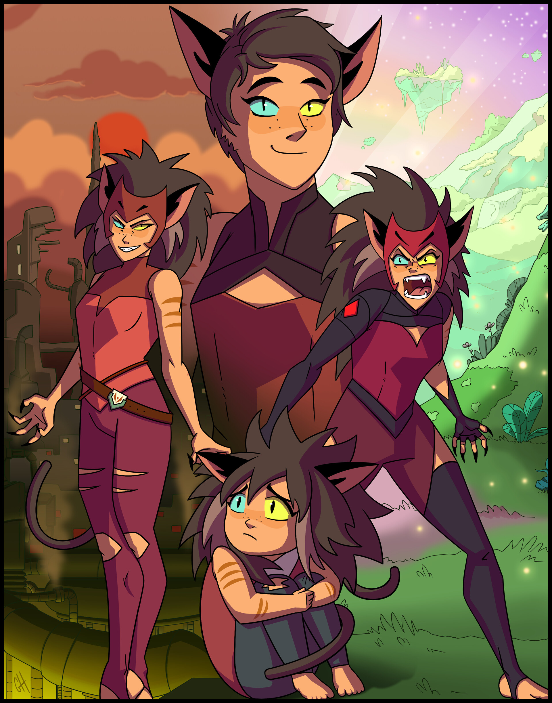 ArtStation - Herd of Catras