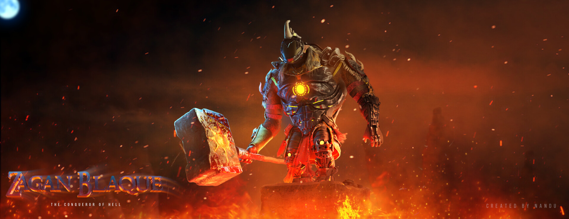 ArtStation - Heavy Character Design Zagan Blaque