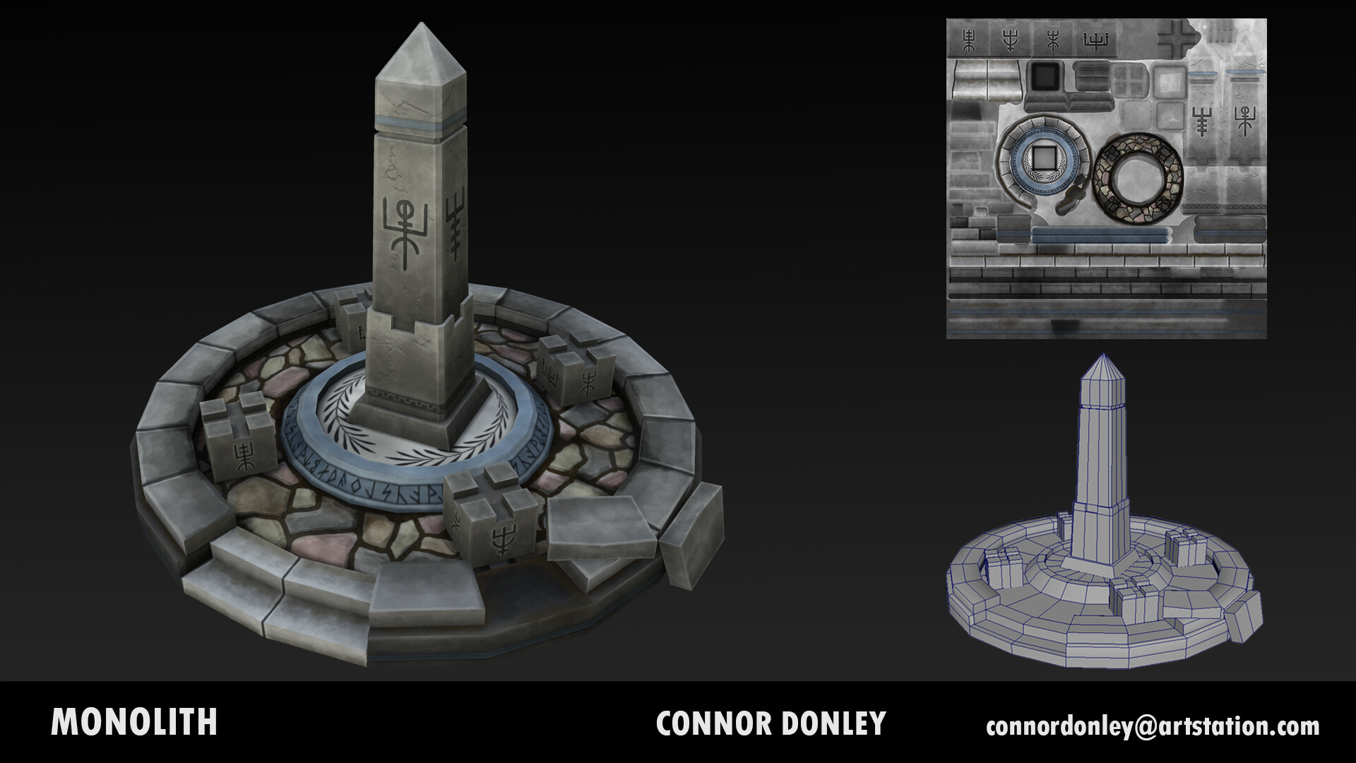 ArtStation - Monolith Gravestone