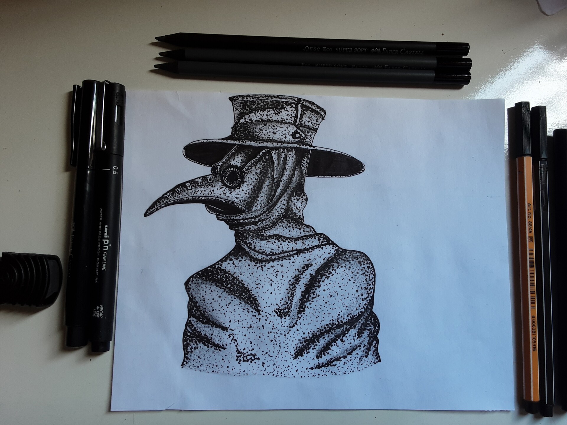 ArtStation - Black plague Doctor