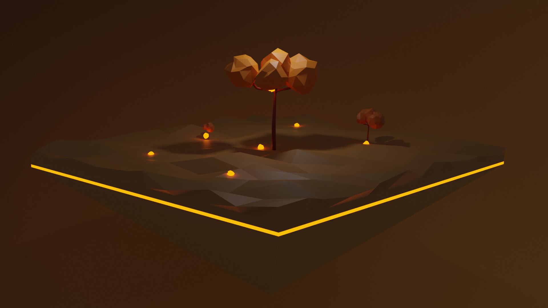 ArtStation - Golden tree by bars1k