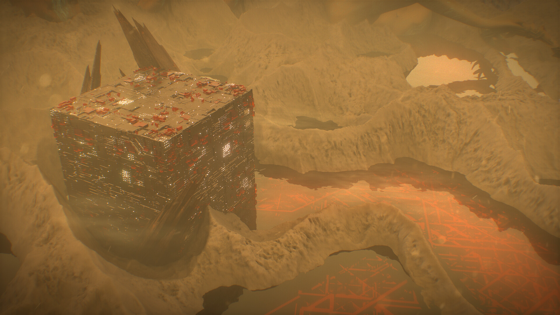 ArtStation - Cube sci-fi/3d art